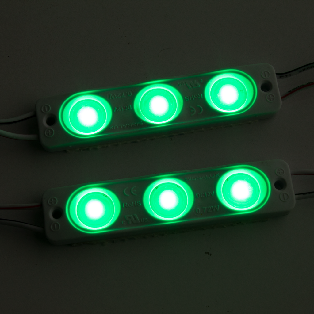 Módulo LED 12v Sign 03 Green - Signalux
